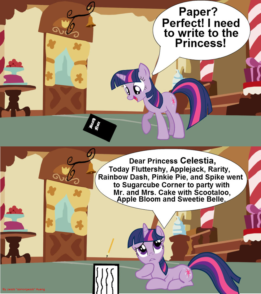 #432323 - semi-grimdark, artist:cornonjacob, twilight sparkle, comic ...