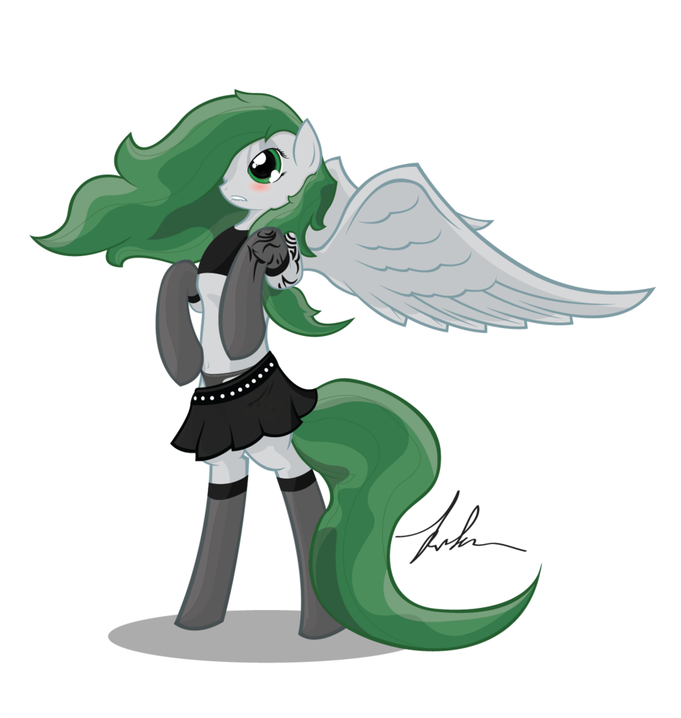 #433513 - suggestive, artist:wreky, oc, oc only, oc:sumica, pony, belly ...