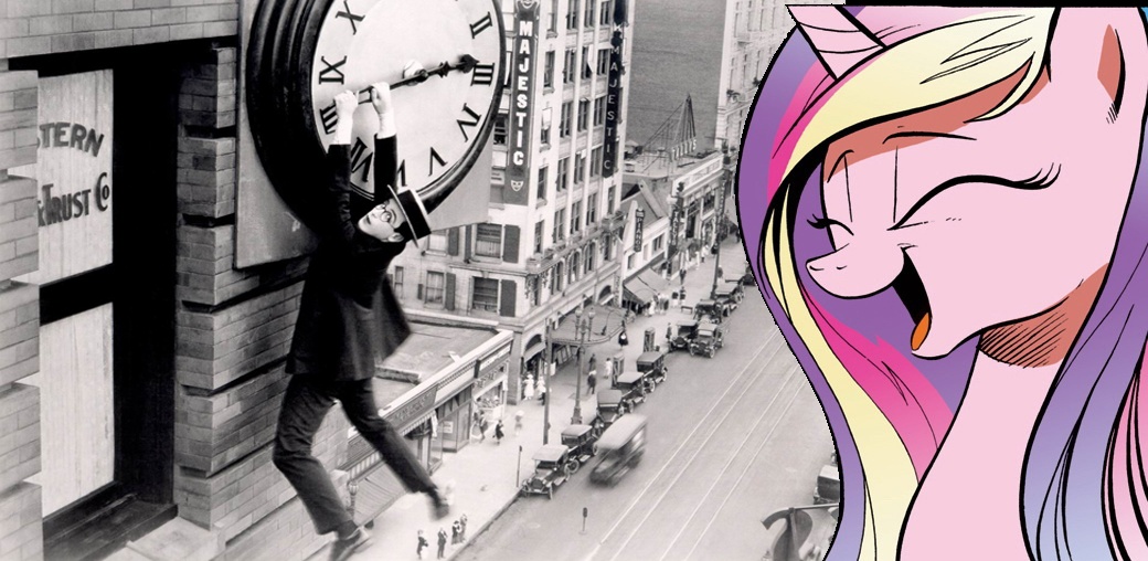 #435249 - safe, princess cadance, cadance laughs at your misery, clock ...