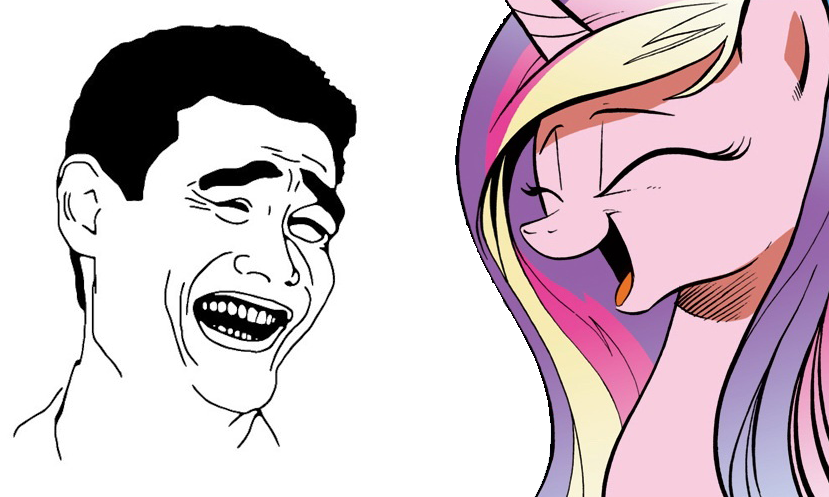 #435629 - safe, princess cadance, g4, bitch please, cadance laughs at ...