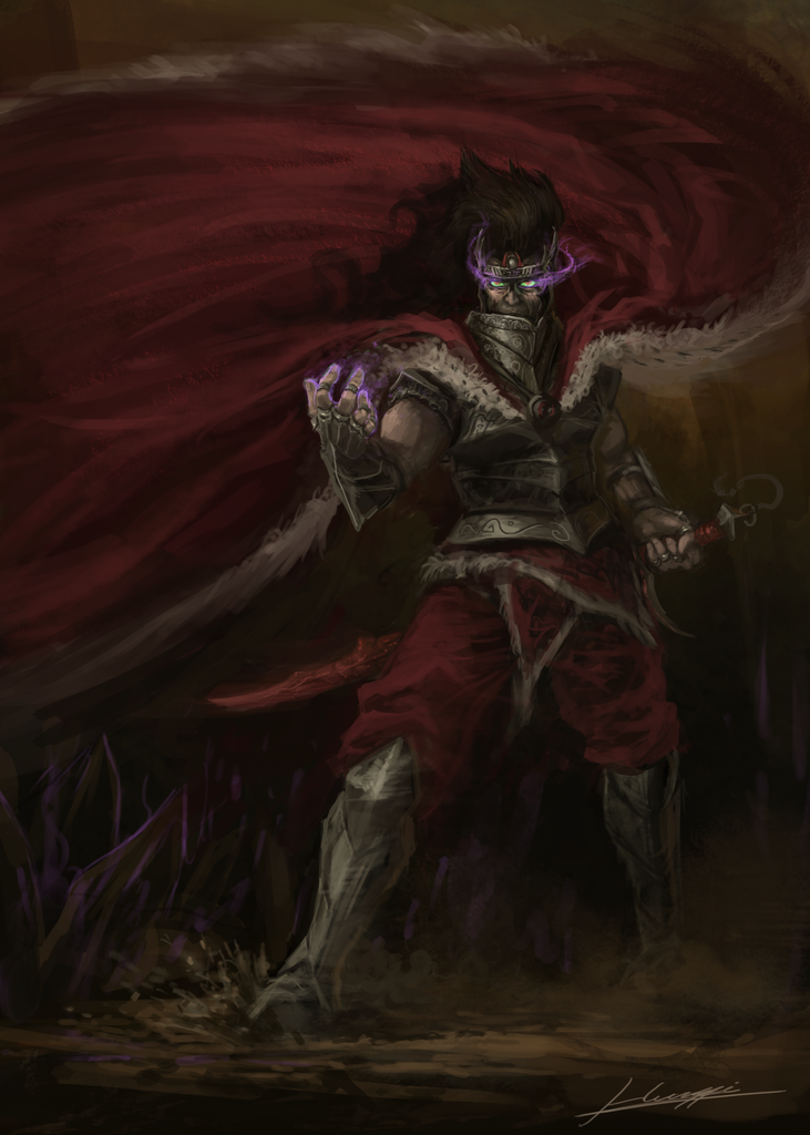 #437270 - safe, artist:huussii, king sombra, human, armor, badass, dark ...