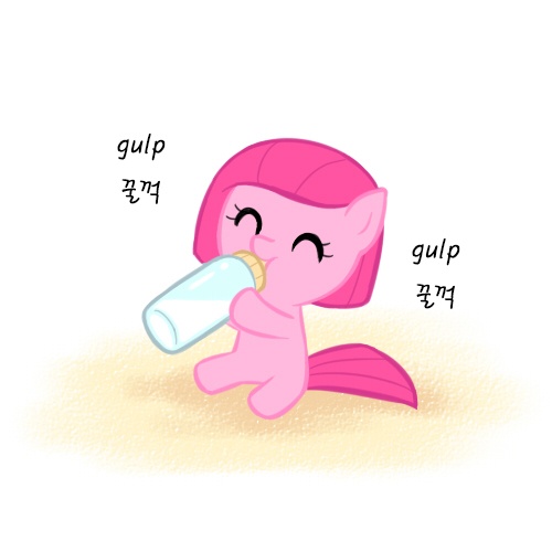 #438222 - safe, artist:apzzang, pinkie pie, ask-grow-pinkie, baby, baby ...