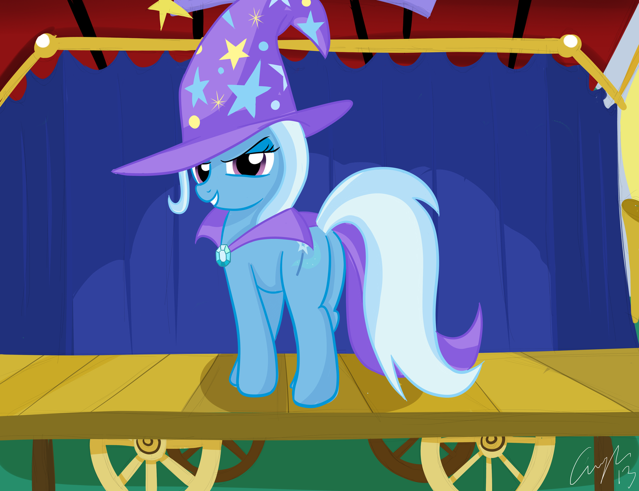 #438471 - safe, artist:matimus91, trixie, pony, unicorn, g4, absurd ...