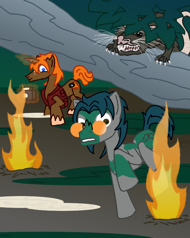 #418817 - safe, artist:wryte, oc, oc only, earth pony, pony, rat ...