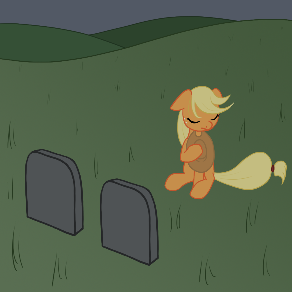 #421701 - safe, artist:howlsinthedistance, applejack, g4, eyes closed ...