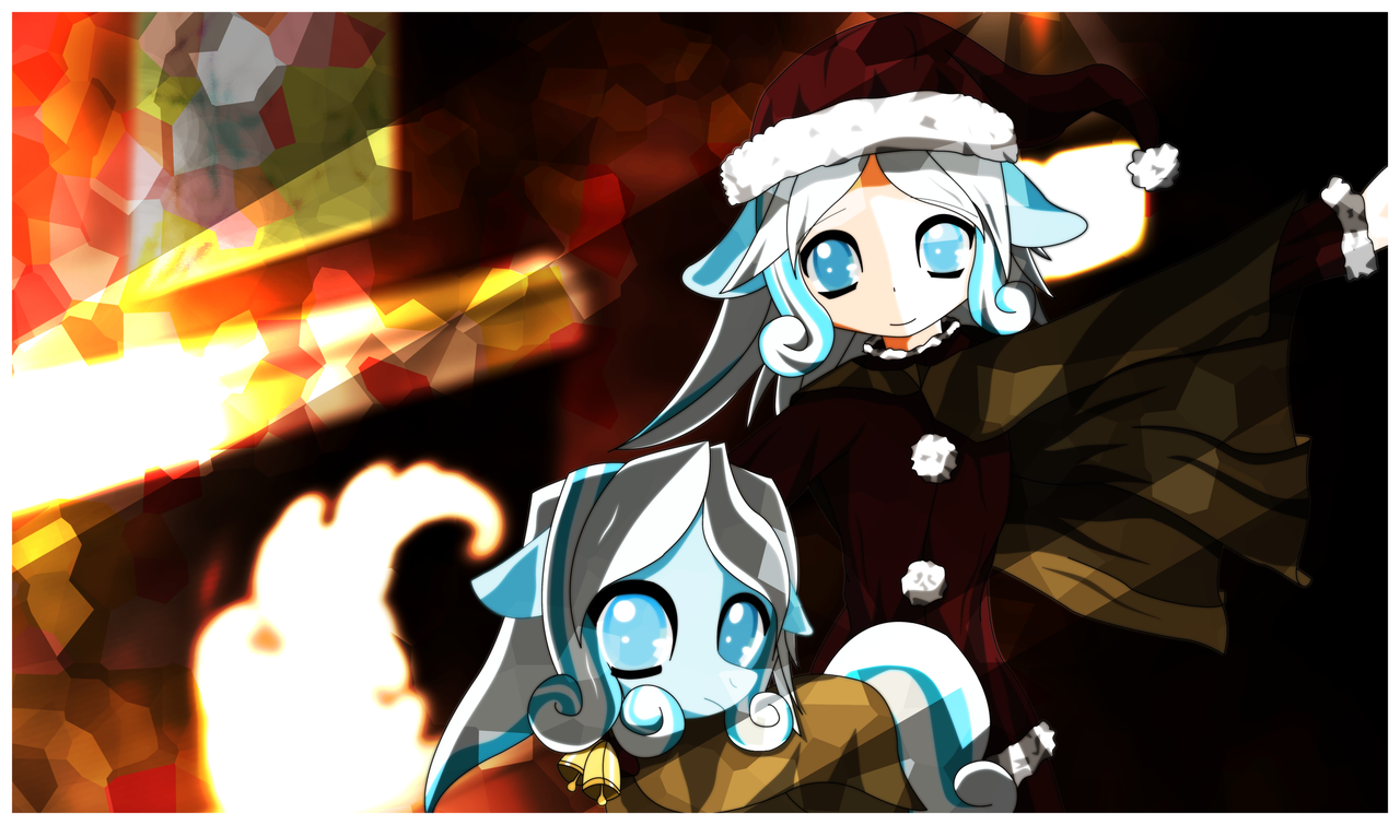 #512097 - safe, artist:an-m, oc, oc only, oc:snowdrop, human, christmas ...