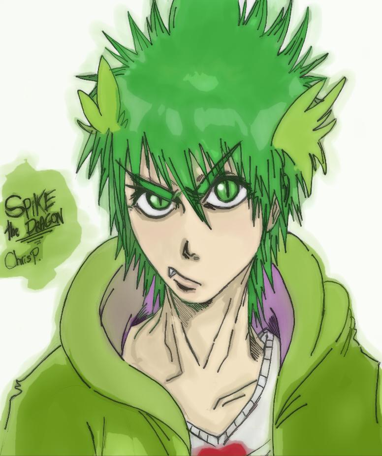 #520282 - safe, artist:chrisblazedemon, spike, human, g4, human ...