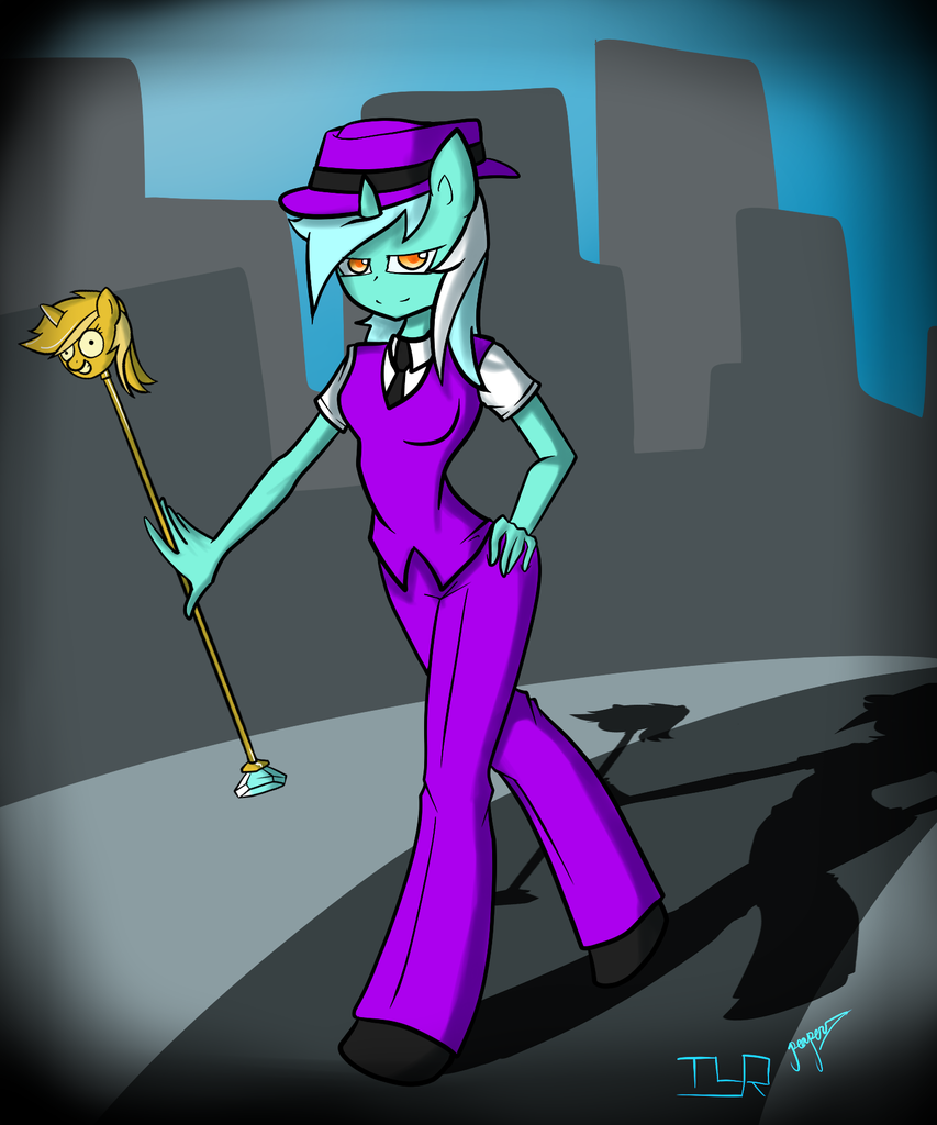 #522467 - safe, artist:xonitum, lyra heartstrings, anthro, g4 ...