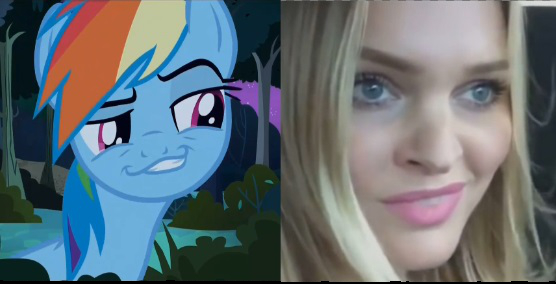 #523824 - safe, human, comparison, irl, irl human, photo, sidebyside ...