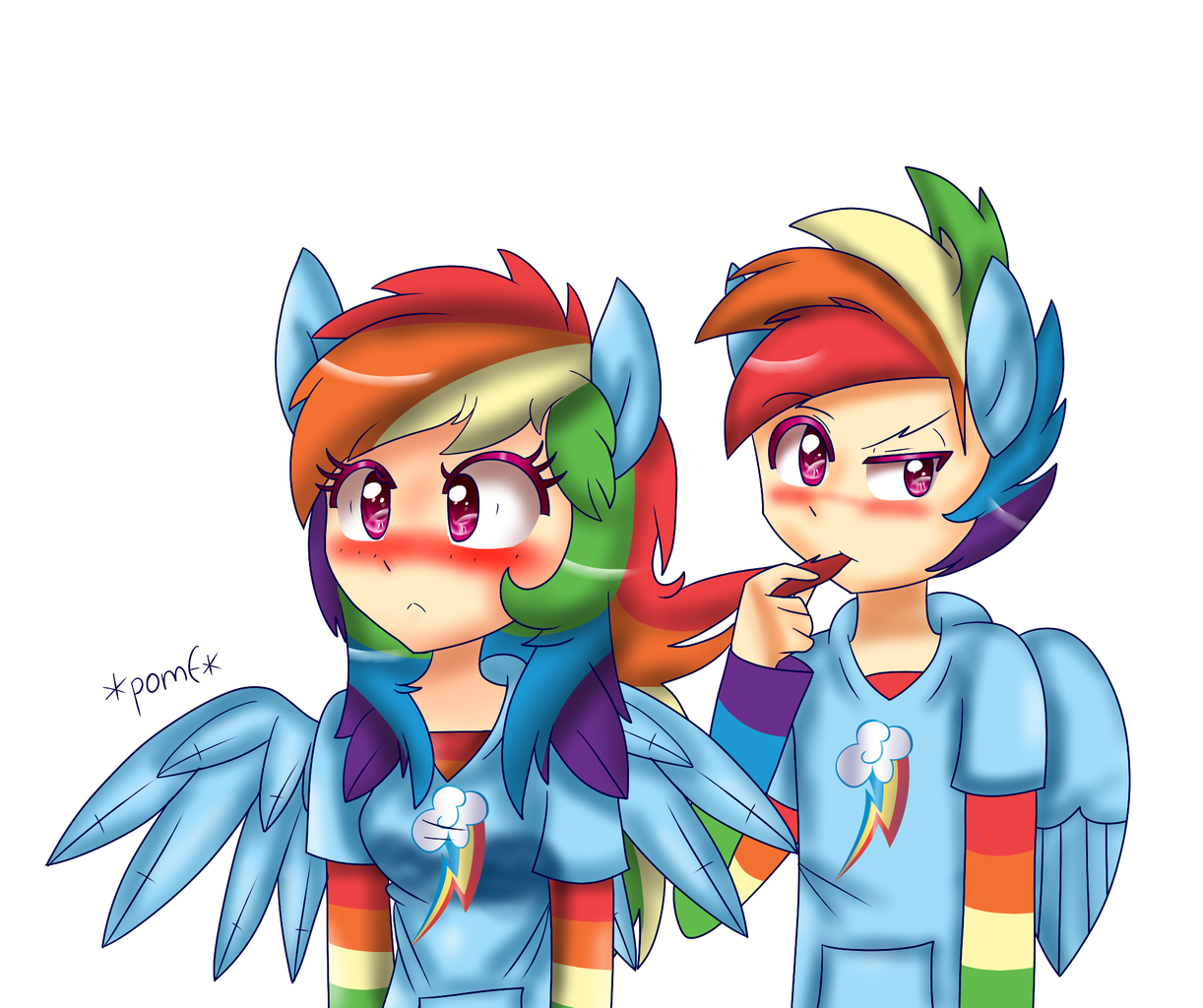 Rainbow Dash R34 Human
