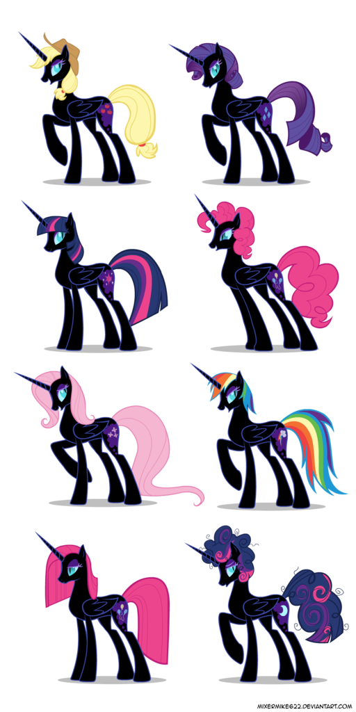 Mlp Nightmare Mane 6