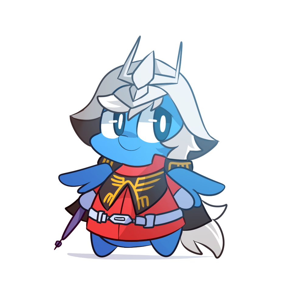 #513131 - safe, artist:php56, pony, bipedal, char aznable, chibi, cute ...