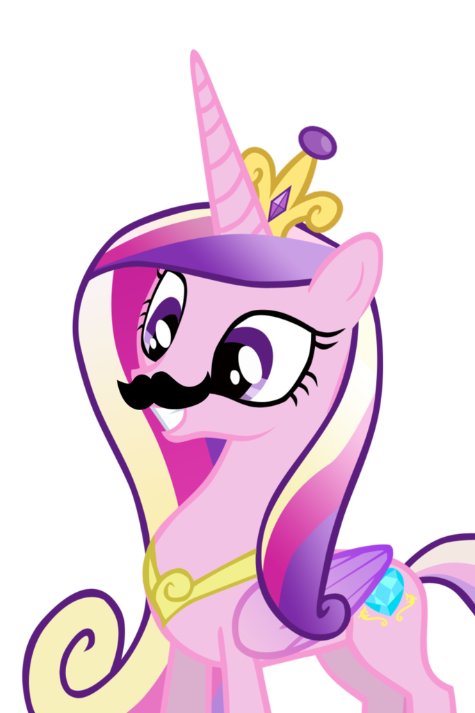 #513206 - safe, princess cadance, alicorn, pony, g4, facial hair ...