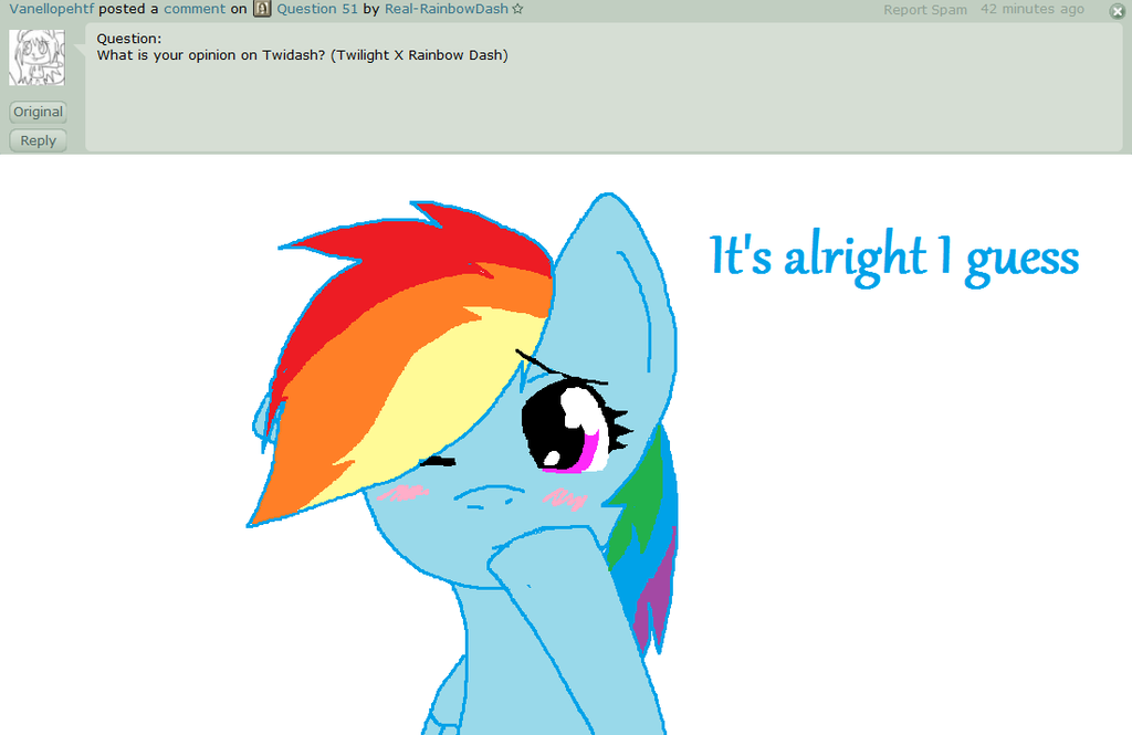 #513226 - safe, artist:real-rainbowdash, rainbow dash, g4, female, solo - Derpibooru