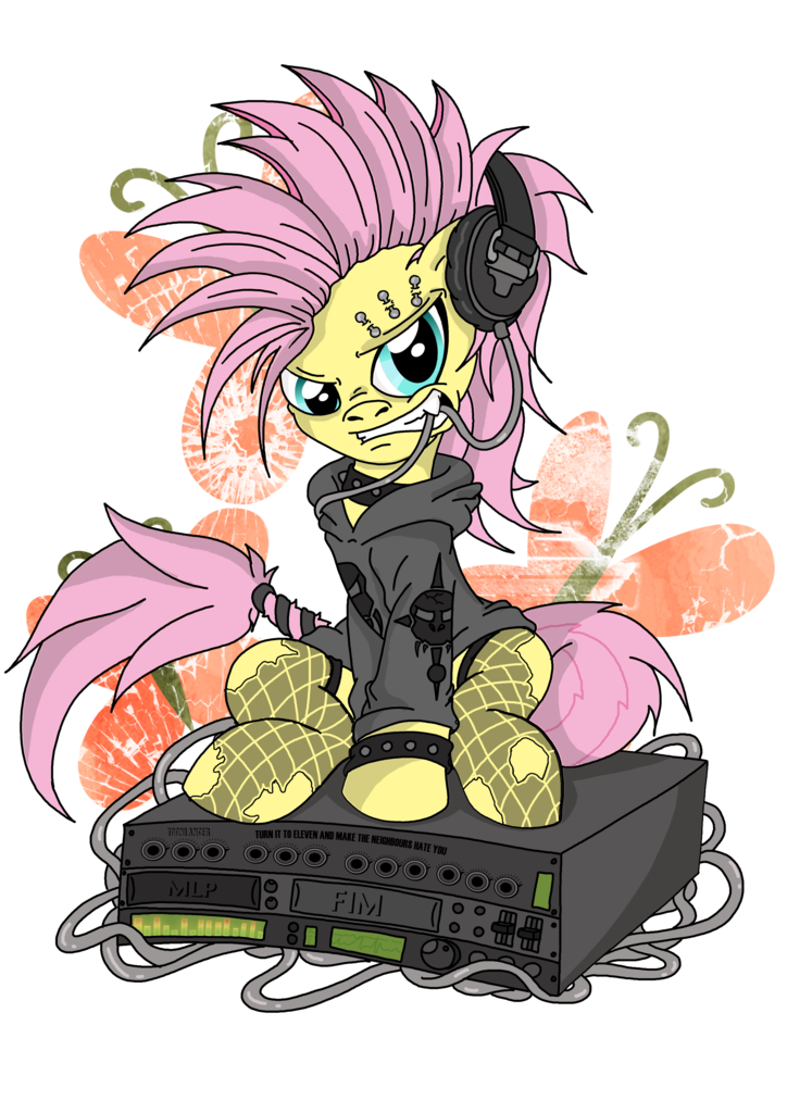 #532460 - safe, artist:toonlancer, fluttershy, alternate hairstyle ...