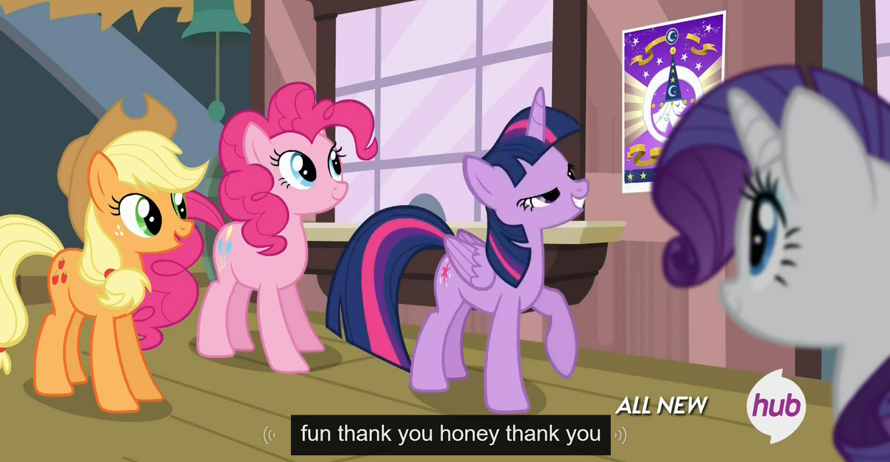 #534156 - safe, edit, edited screencap, screencap, applejack, pinkie ...