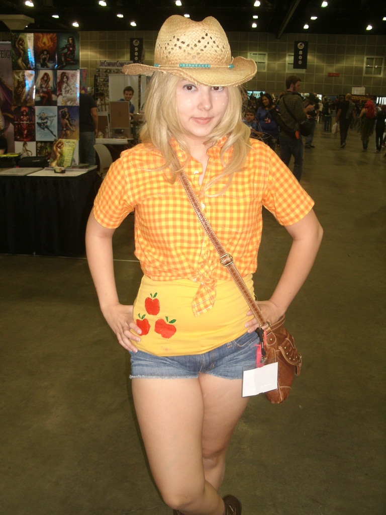 #535480 - safe, applejack, human, cosplay, irl, irl human, photo ...