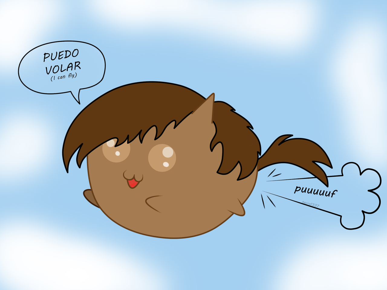 #535739 - safe, artist:necro1337, oc, oc only, oc:glow chocolate ...