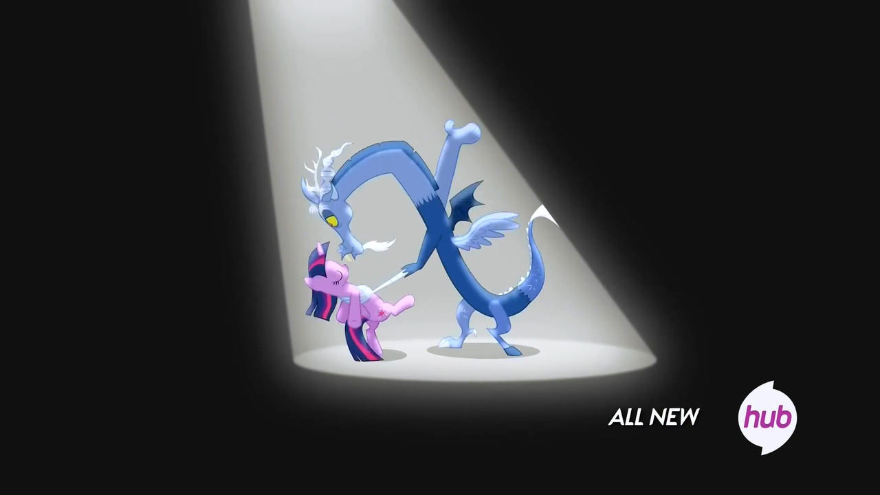 #536655 - safe, screencap, discord, twilight sparkle, alicorn, pony ...