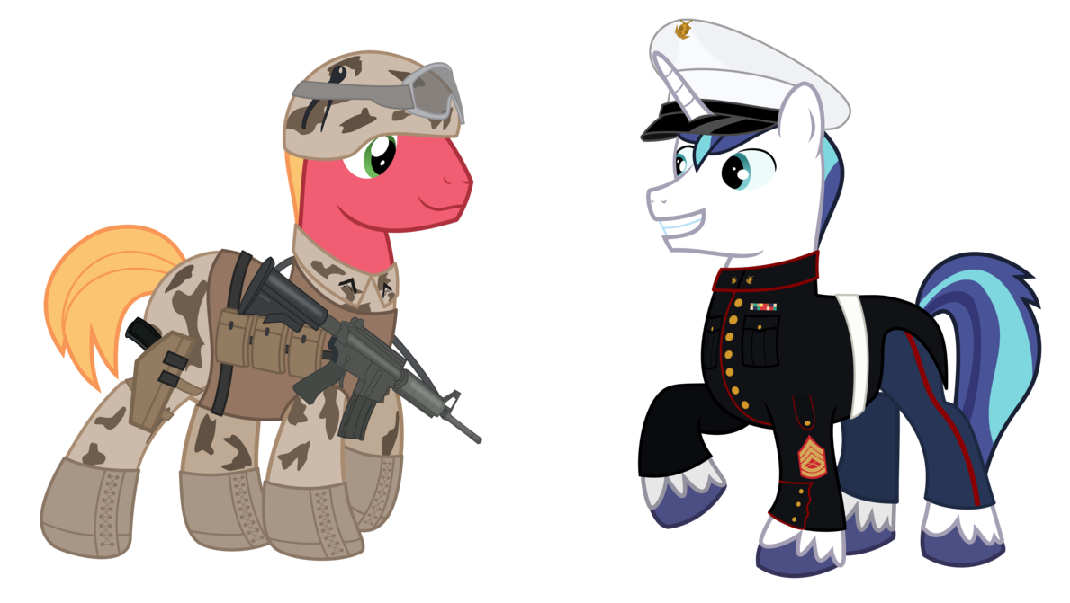 #537097 - safe, artist:bronyvagineer, big macintosh, shining armor ...