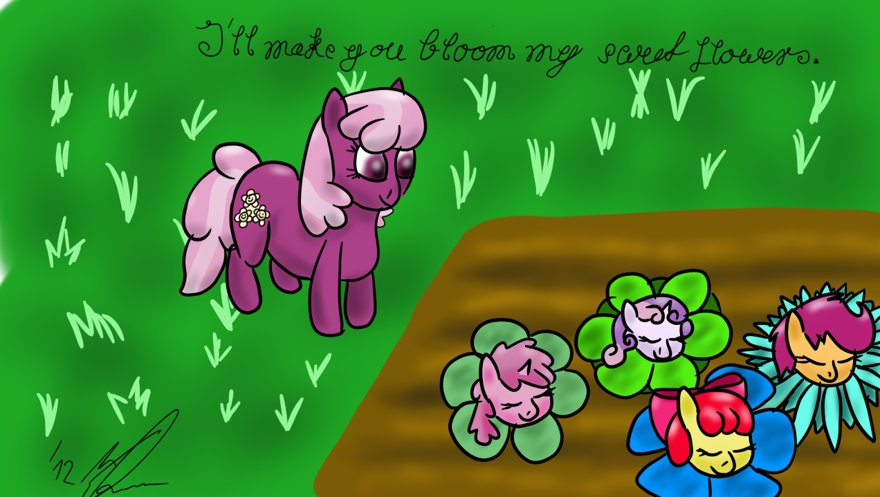 #537375 - safe, artist:ratnap, apple bloom, cheerilee, ruby pinch ...