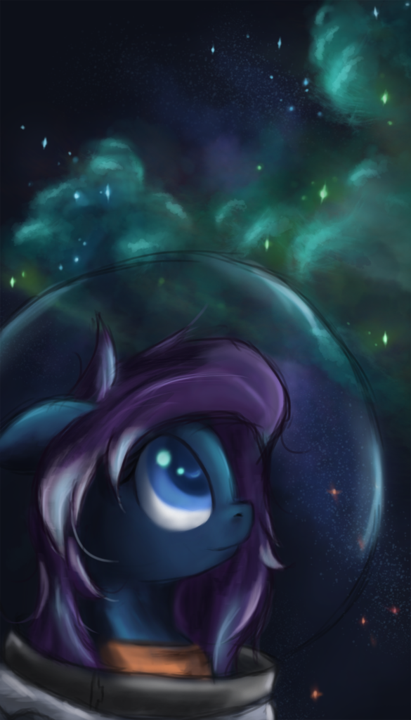 #537824 - safe, artist:ardail, oc, oc only, oc:aero, astronaut, solo ...