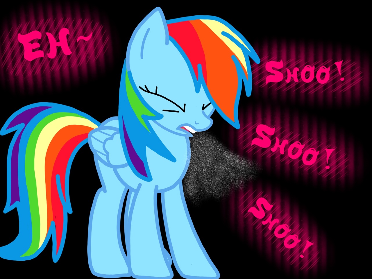 #513707 - safe, artist:proponypal, rainbow dash, g4, allergies, female ...