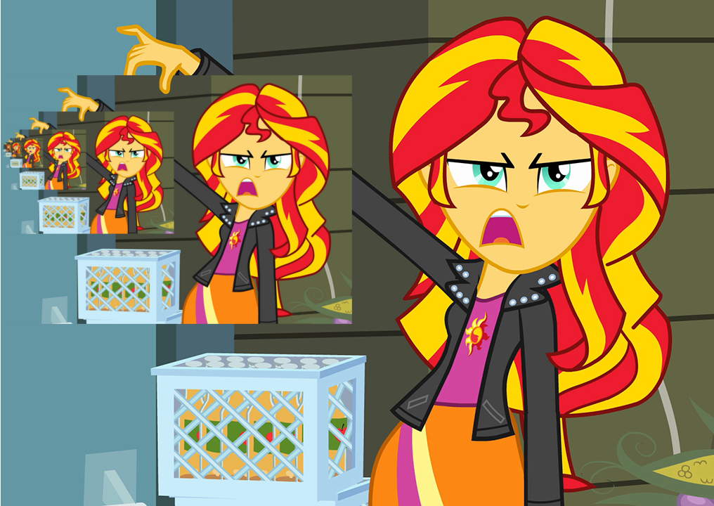 #514682 - safe, edit, edited screencap, screencap, sunset shimmer ...