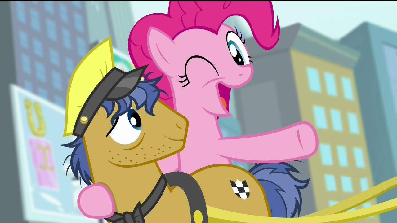 #515309 - safe, edit, screencap, pinkie pie, pronto, earth pony, pony ...