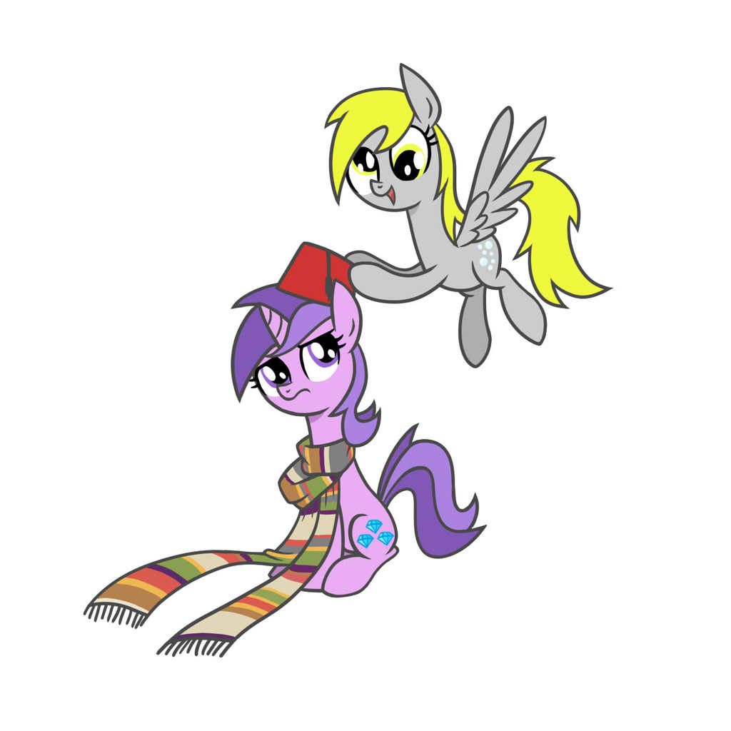 #517848 - safe, artist:gearholder, amethyst star, derpy hooves ...