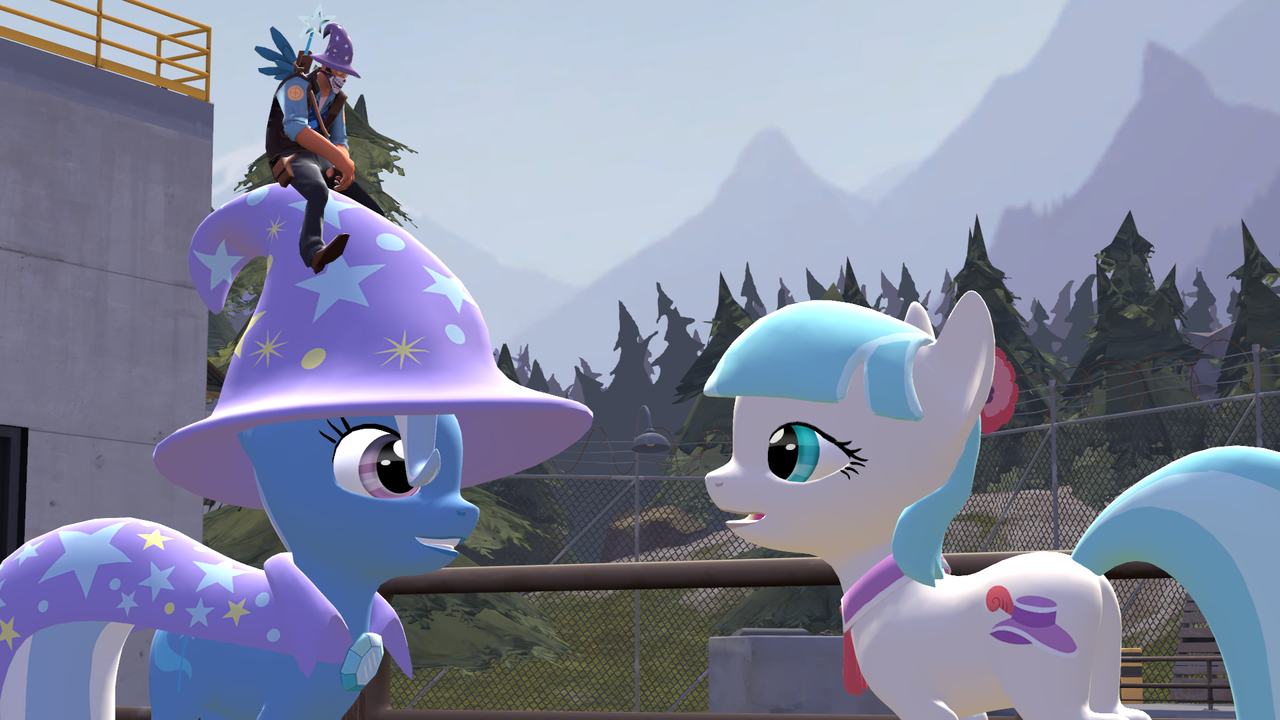 #518968 - safe, artist:naimhax, coco pommel, trixie, g4, rarity takes ...