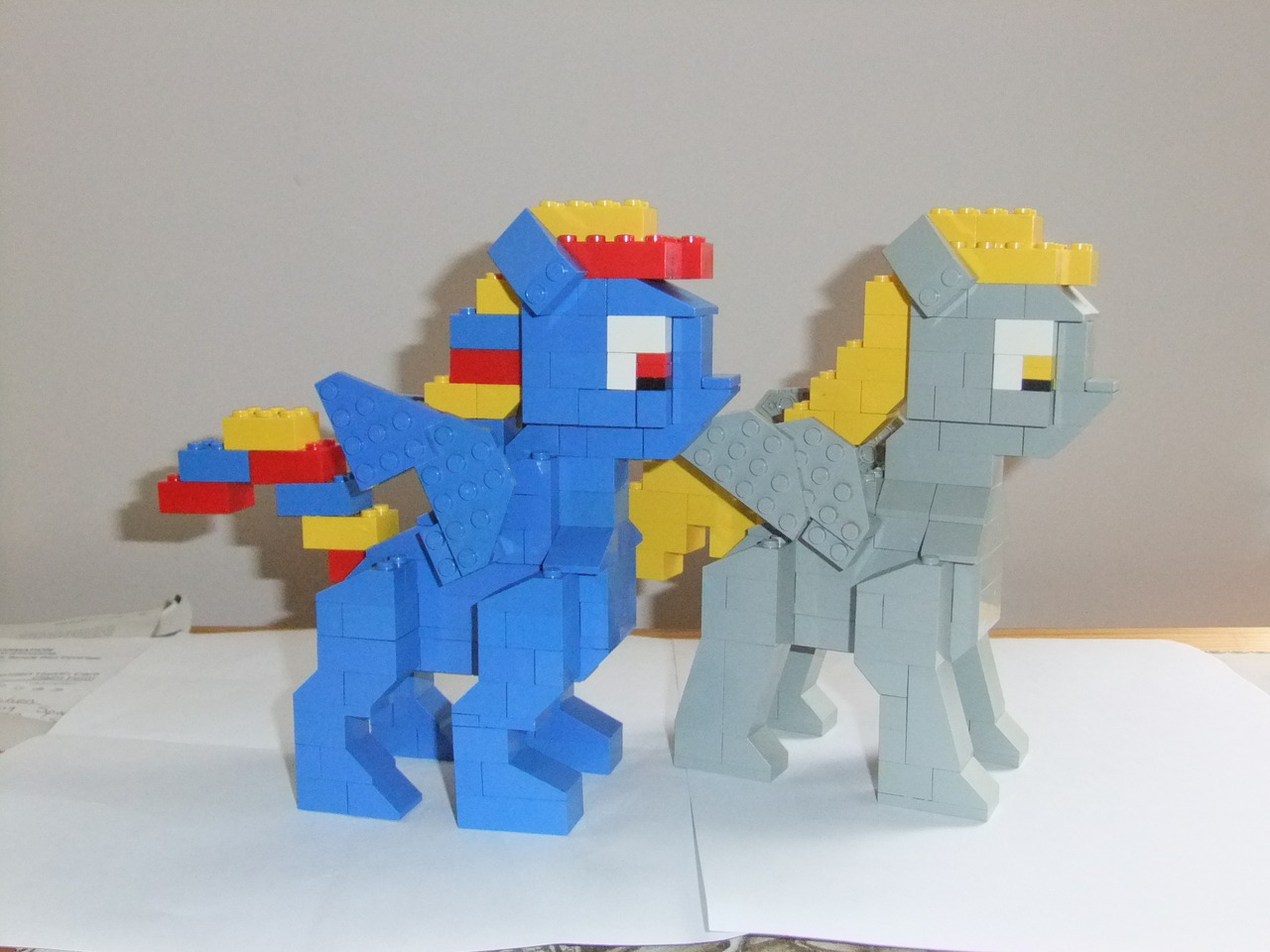 #519325 - safe, artist:fian-gard, derpy hooves, rainbow dash, pegasus ...