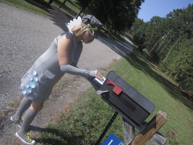 #739870 - safe, artist:razzyrazz, derpy hooves, human, cosplay, irl ...