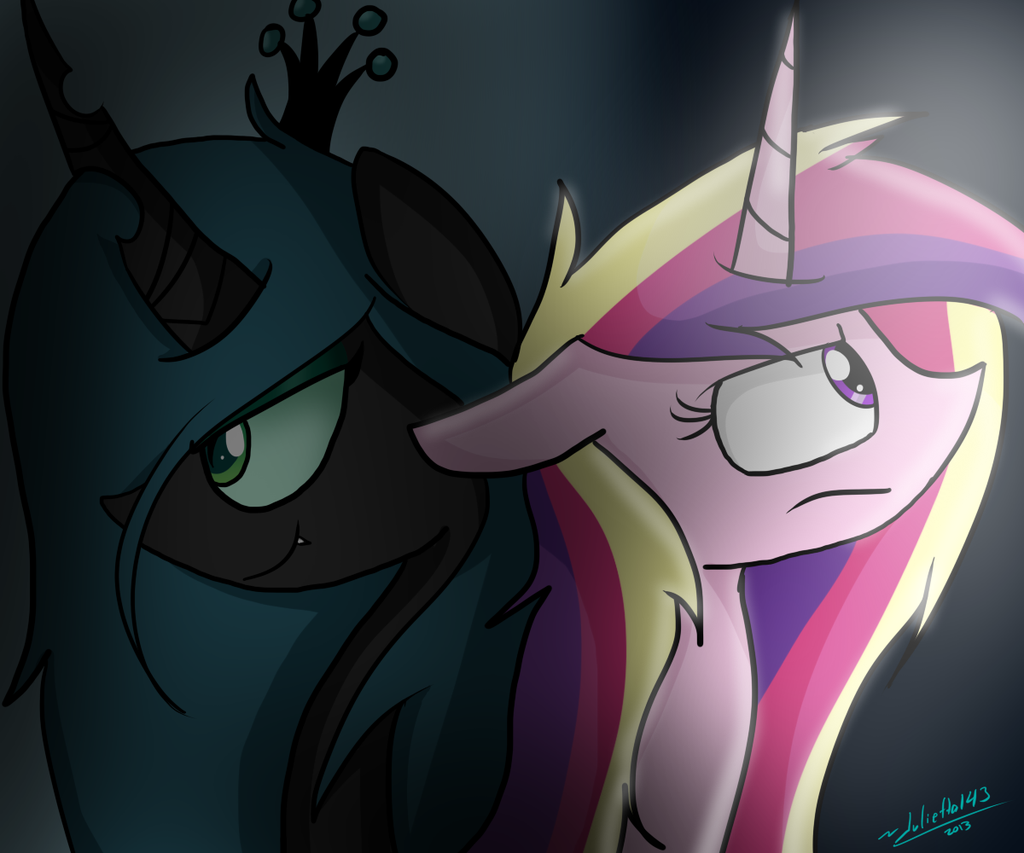 #741531 - dead source, safe, artist:jayivee, princess cadance, queen ...