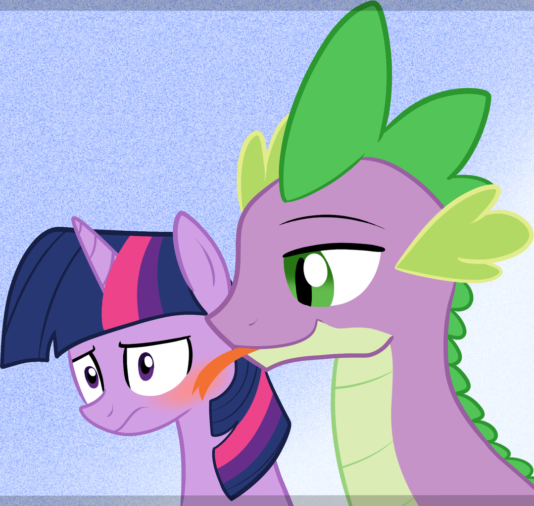 #744105 - safe, artist:mishti14, spike, twilight sparkle, dragon, g4 ...