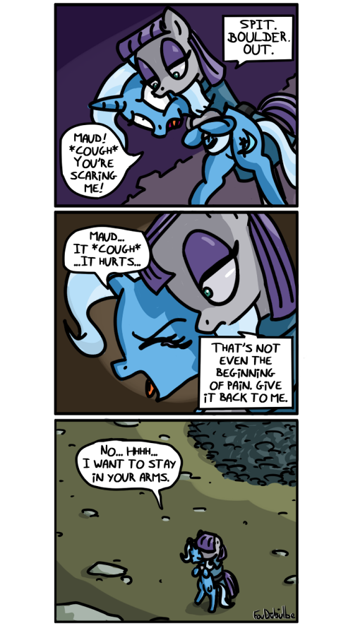 745367 Safe Artist Foudubulbe Maud Pie Trixie Pony Unicorn