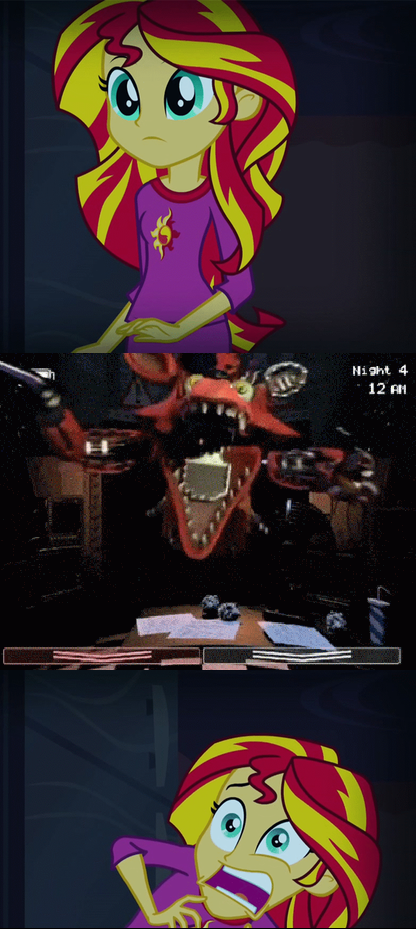 #747859 - semi-grimdark, edit, edited screencap, screencap, sunset ...