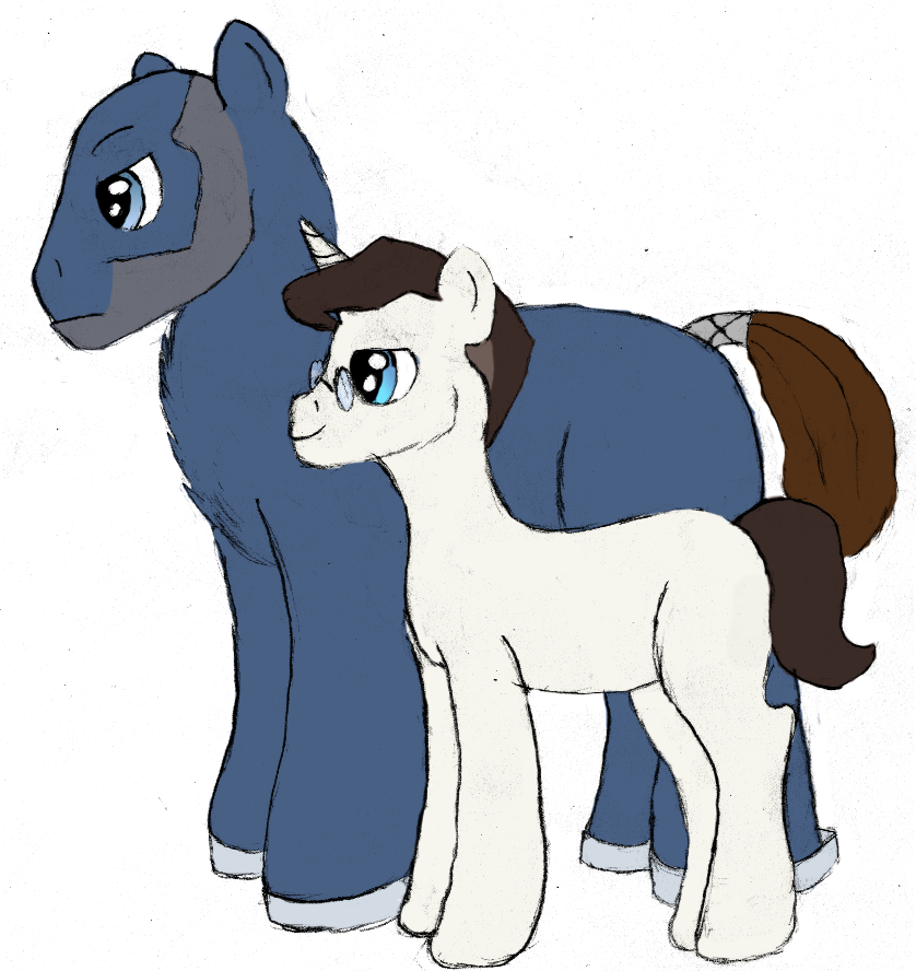 #751984 - safe, artist:mediponee, heavy (tf2), height difference, mane ...