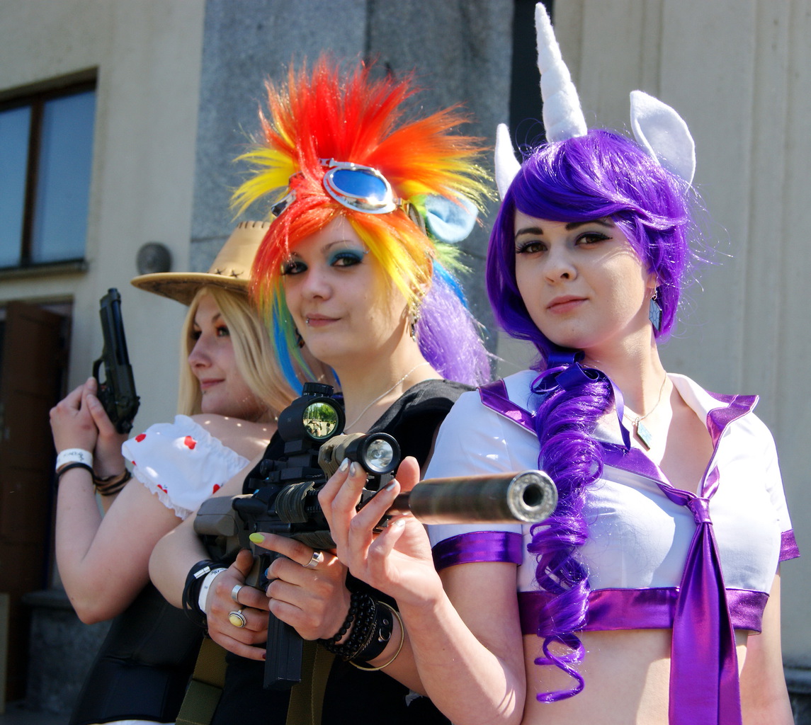 #734489 - safe, artist:gargu, applejack, rainbow dash, rarity, human ...