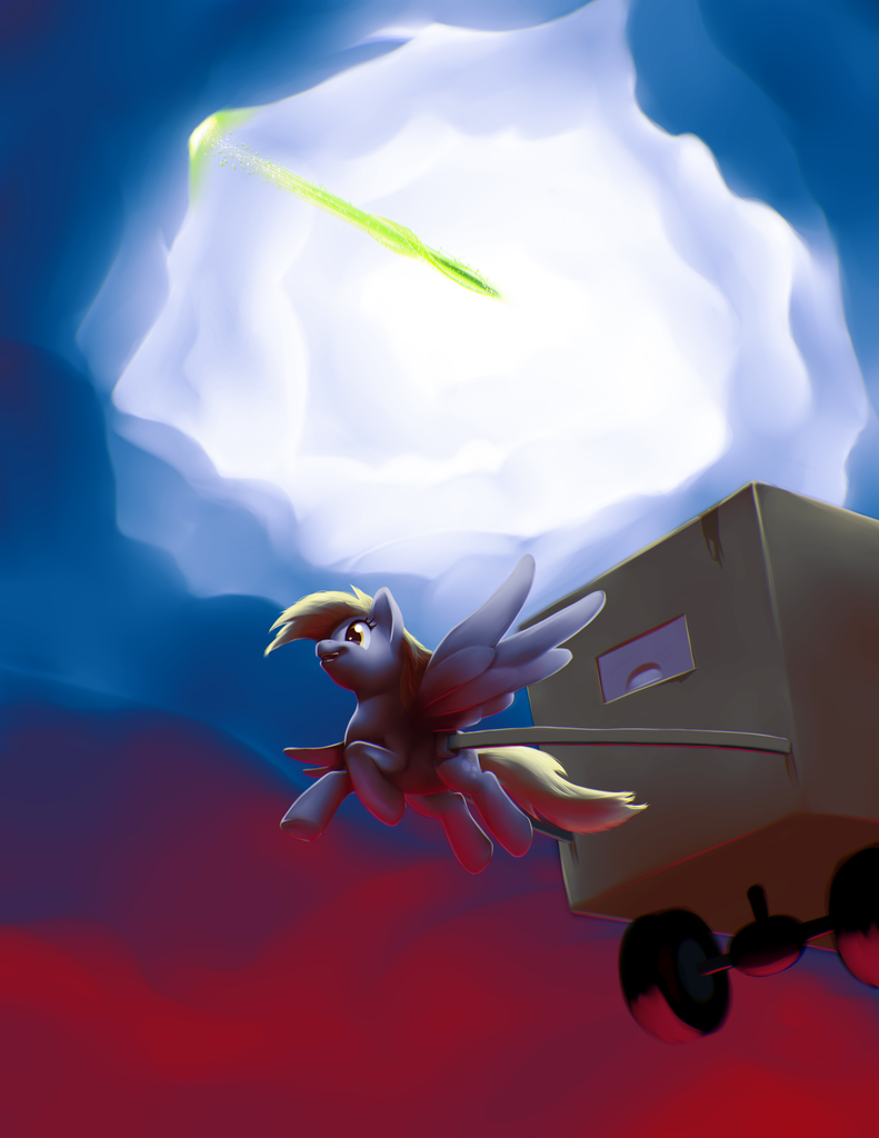 #736808 - grimdark, artist:moonlitbrush, derpy hooves, pegasus, pony ...