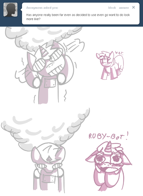 #737860 - safe, artist:haute-claire, ruby pinch, robot, ask ruby pinch ...