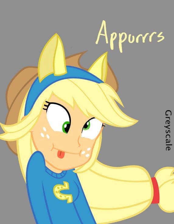 #739144 - safe, artist:greyscaleart, part of a set, applejack, earth ...