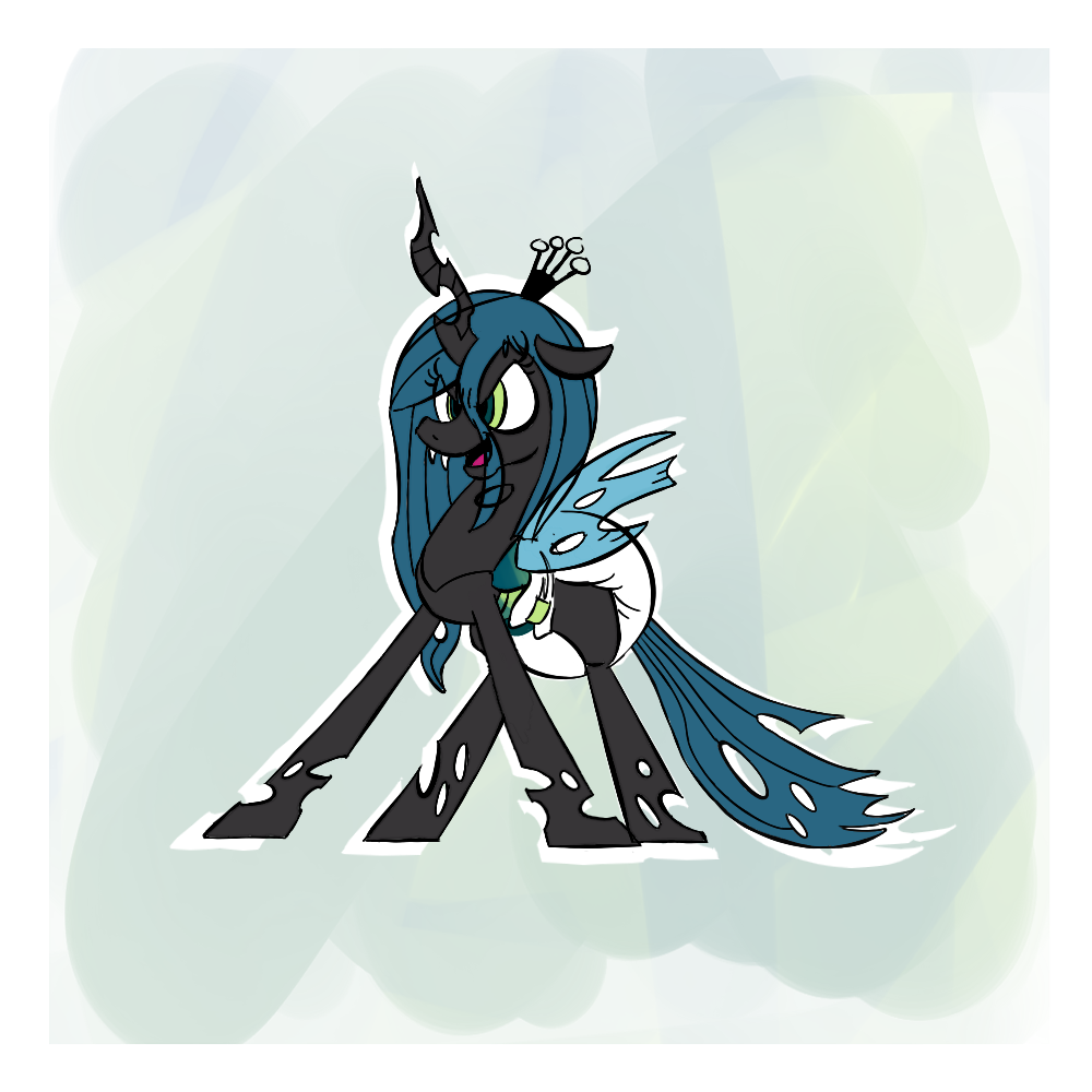 #739303 - safe, artist:kogoreus, queen chrysalis, g4, cute, cutealis ...