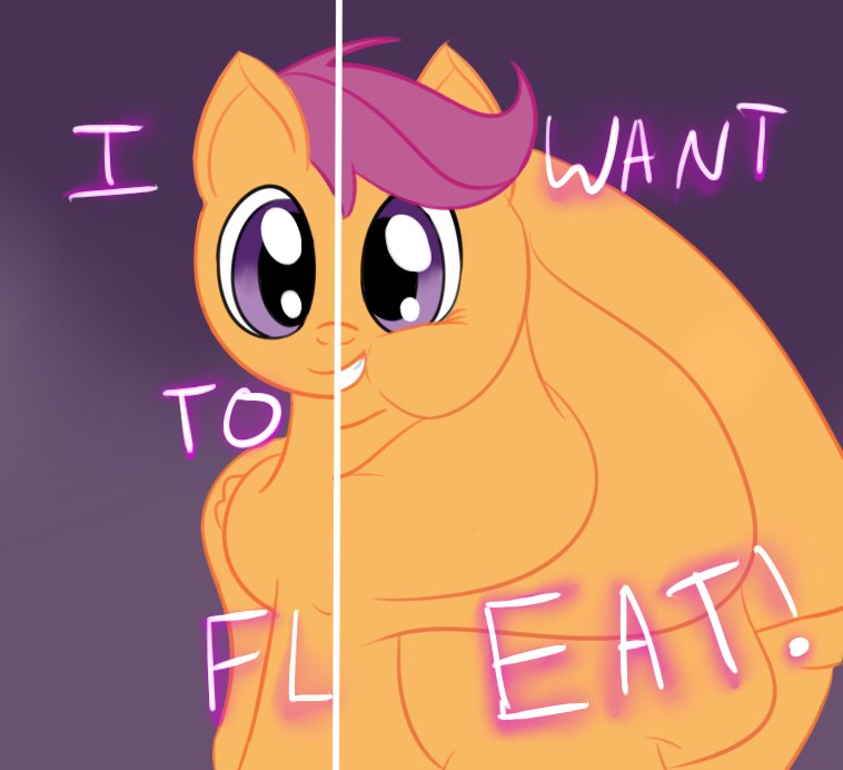 #761675 - questionable, artist:astr0zone, scootaloo, pony, two sided ...