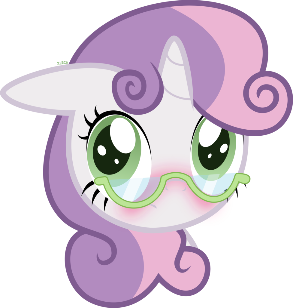 #767809 - safe, artist:xebck, sweetie belle, g4, adorkable, blushing ...