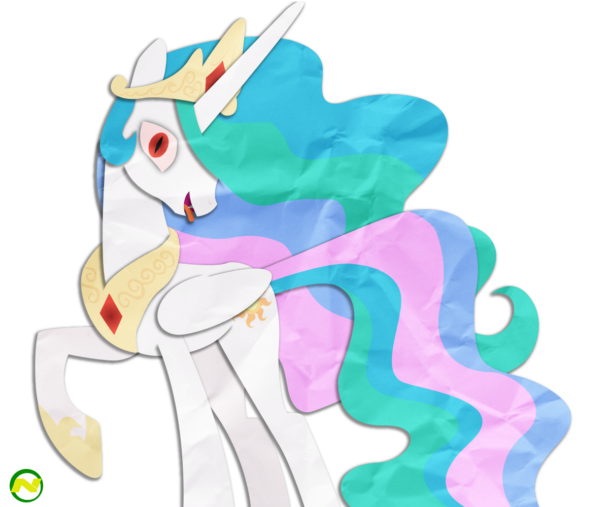 #756030 - safe, artist:narflarg, princess celestia, vampire, g4 ...