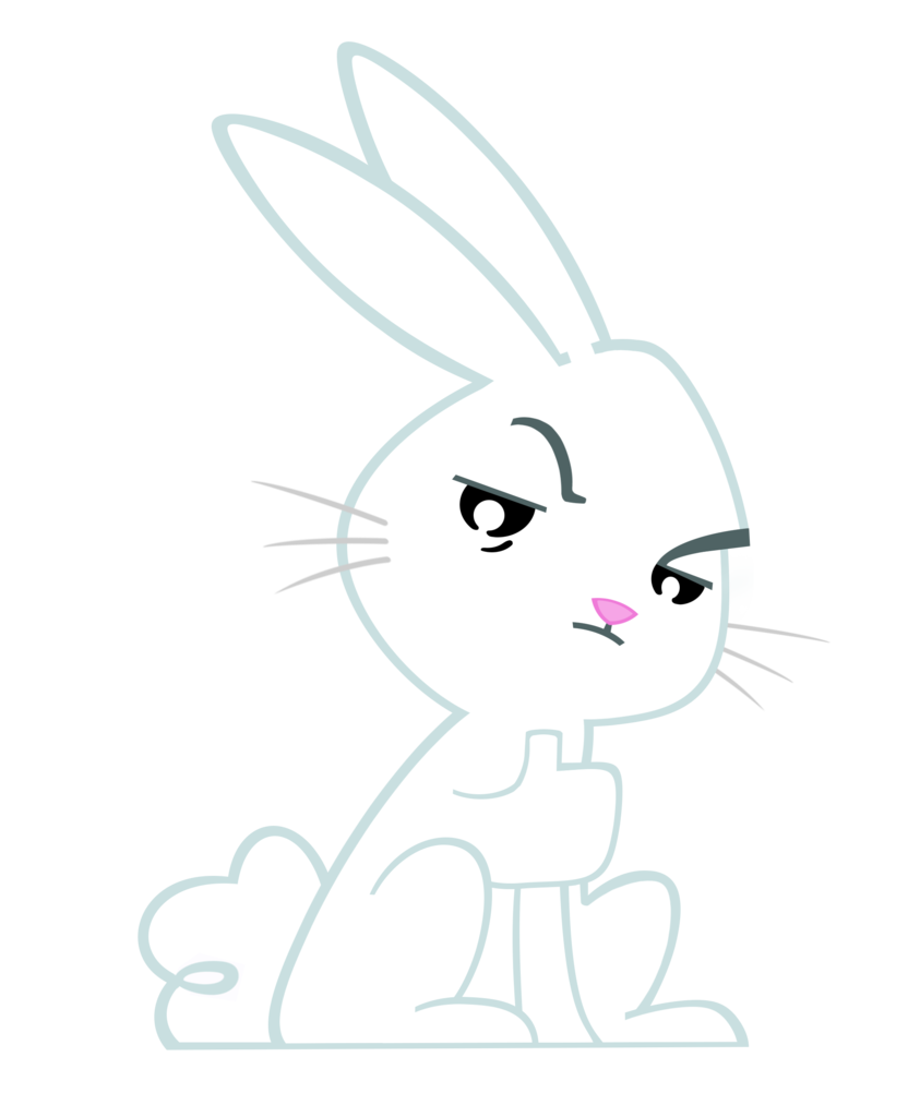 #774731 - safe, artist:flare-chaser, angel bunny, rabbit, g4, approves ...