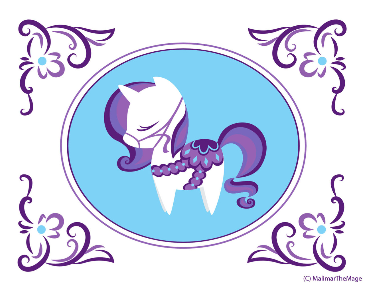 #783563 - safe, artist:malimarthemage, rarity, bridle, dalahäst, female ...