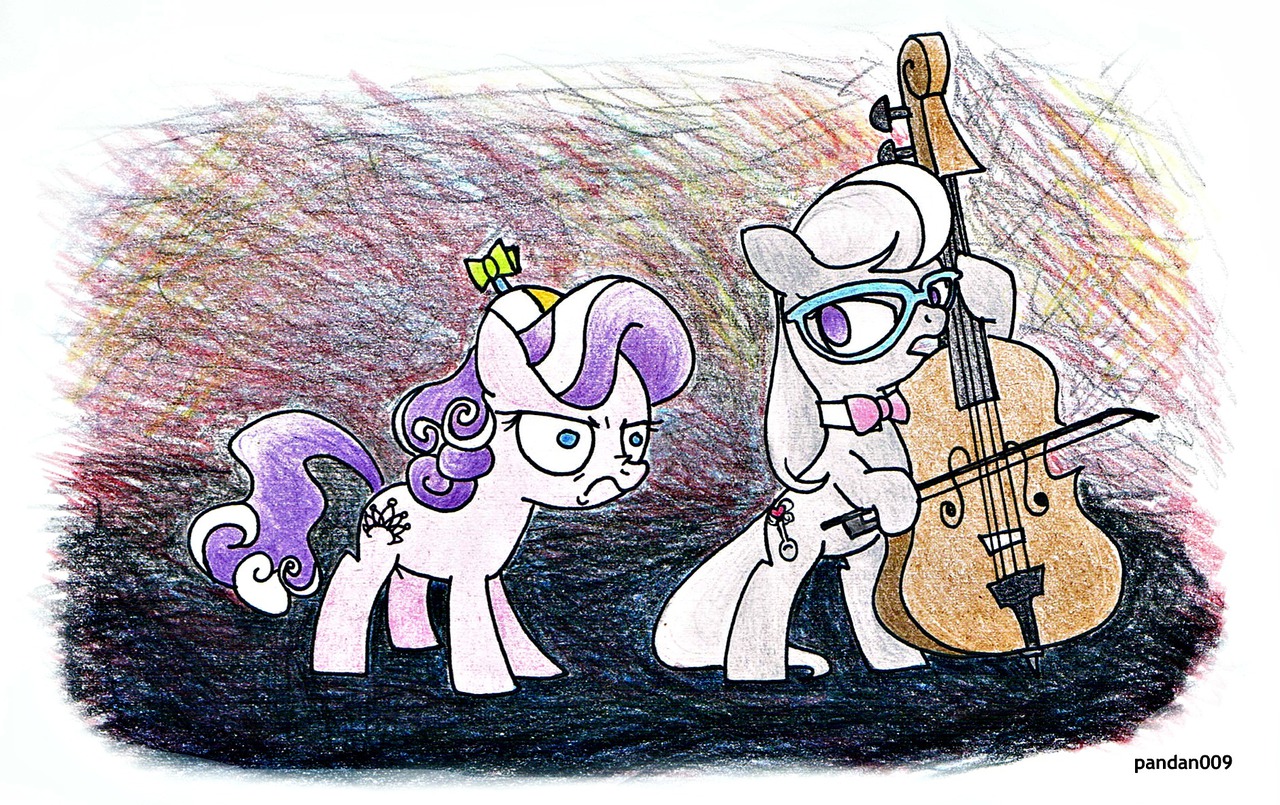 #788092 - safe, artist:pandan009, diamond tiara, screwball, silver ...