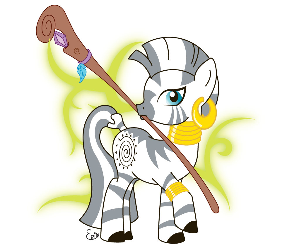 #789772 - safe, artist:elm-chan, zecora, zebra, g4, female, mouth hold ...